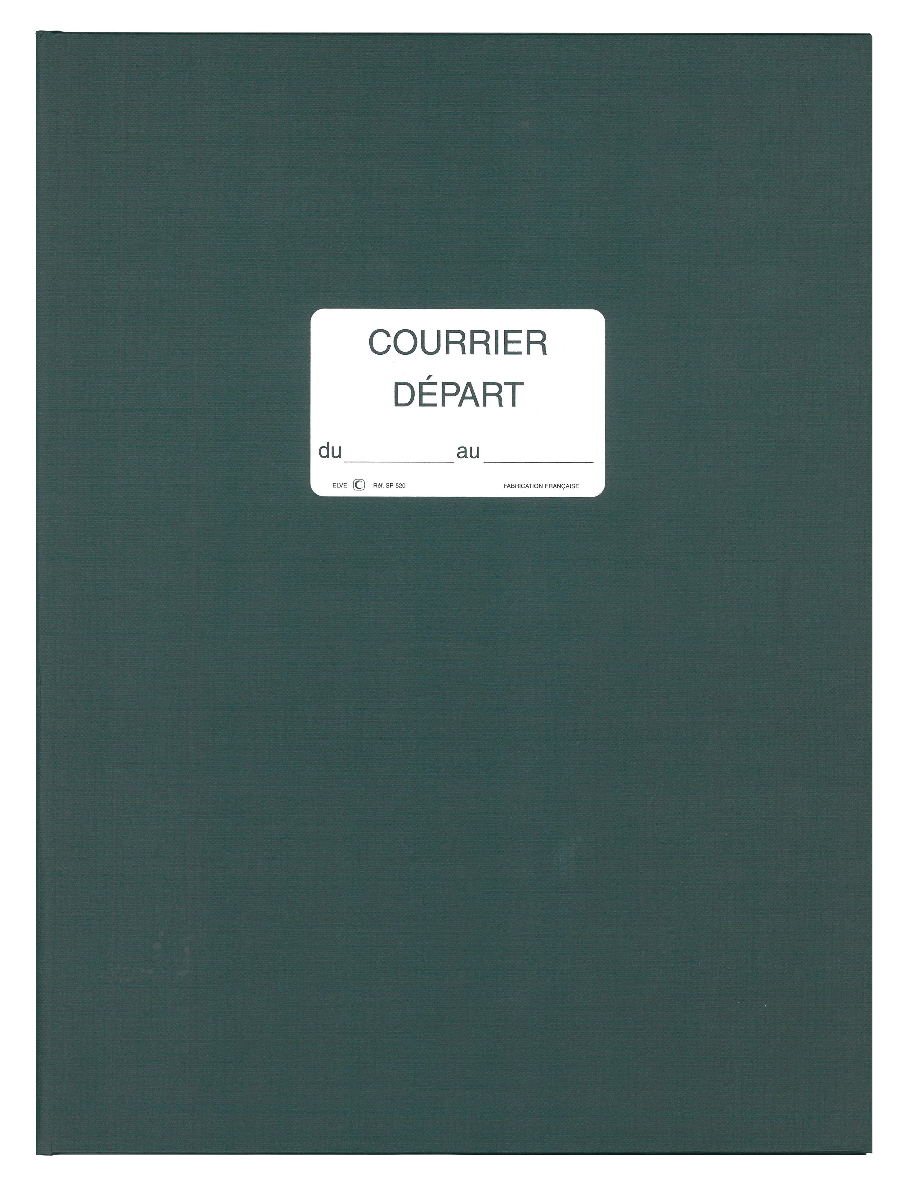 Registre "Courrier Départ" - Réf : SP520 – Elve